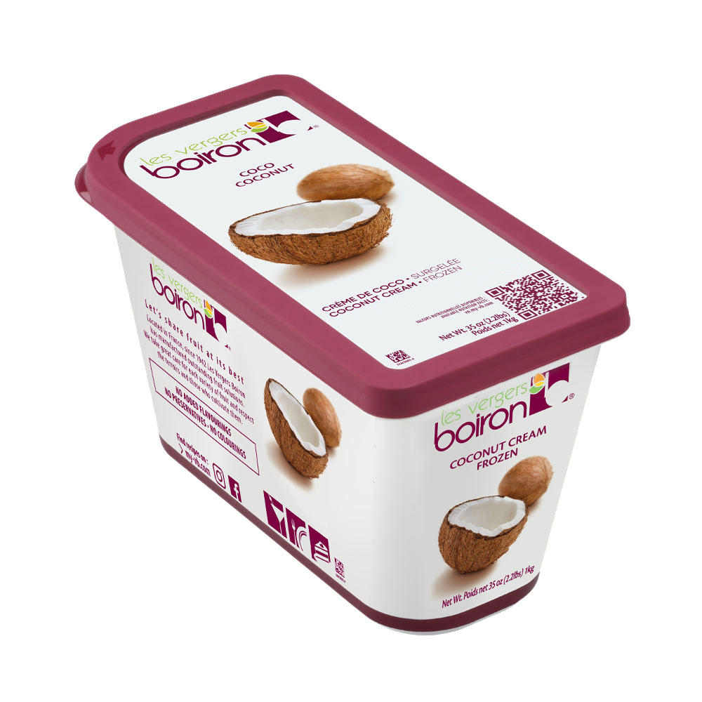 Boiron Coconut Puree Frozen 1 kg | Perfect for desserts, salads, and ...